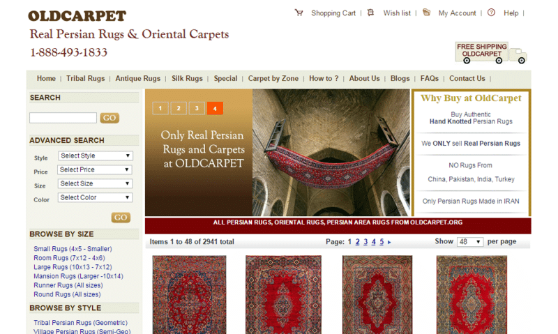 Persian Rugs Marketing | Oriental Carpets | Area Rugs Marketing